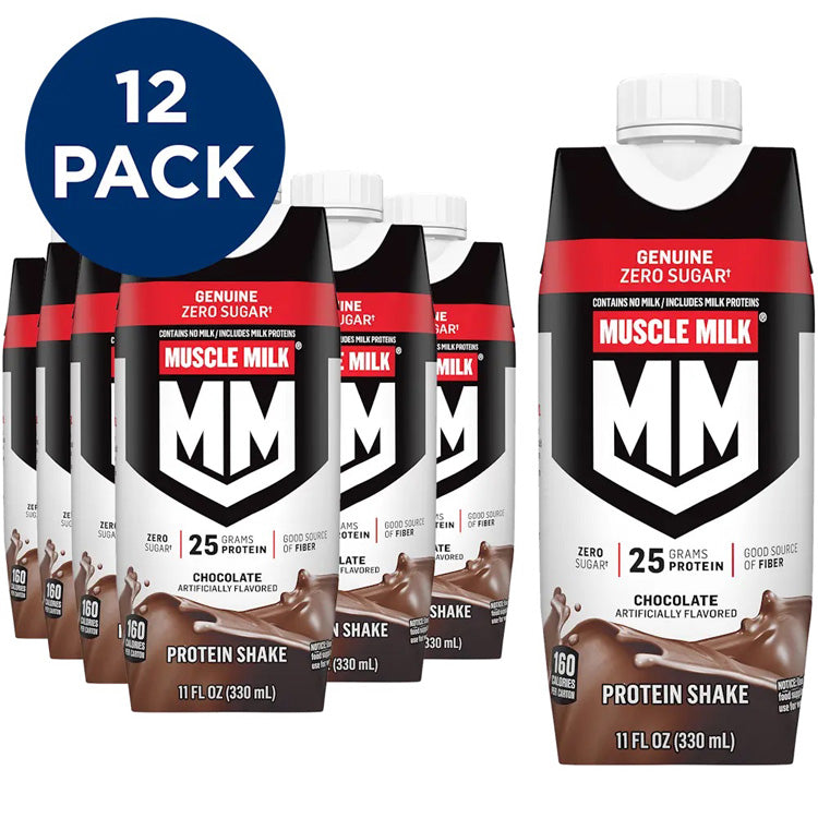Muscle Milk Genuine Protein Shake 12 Pack – Cannon Sports