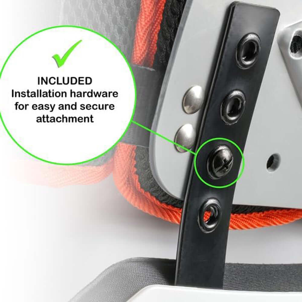 Cannon Sports Football Backplate Shield with High Impact Foam Backing,